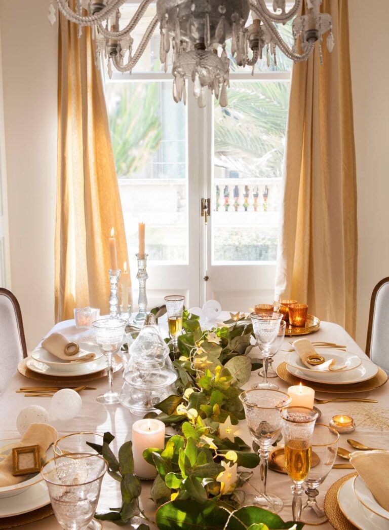 How To Style A Festive Shabby Chic Tablescape | Nook & Find